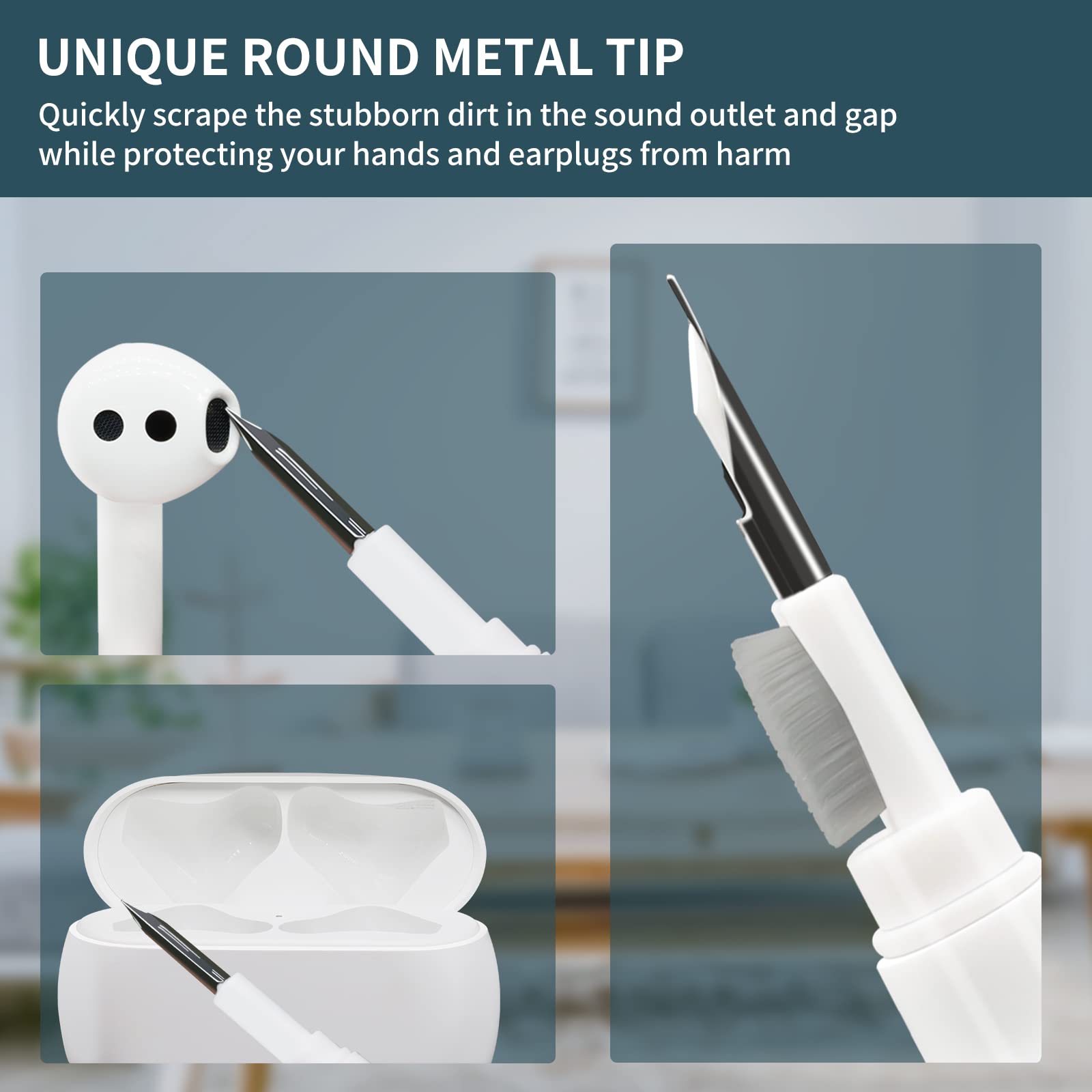 Cleaner Kit for Earbuds - Portable Reusable Cleaning Pen – ENACFIRE